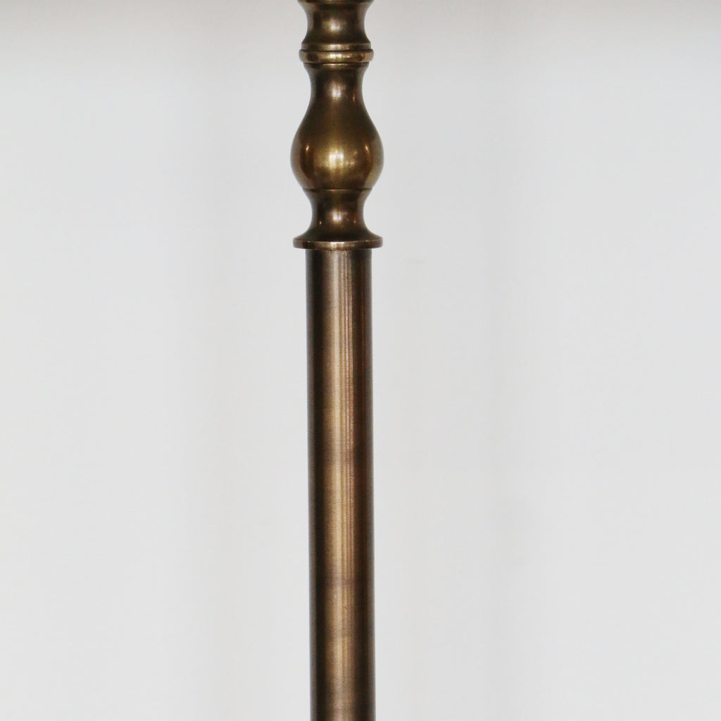 Lyon Oval Lamp Base in Antique Brass Finish | Leopold Hall