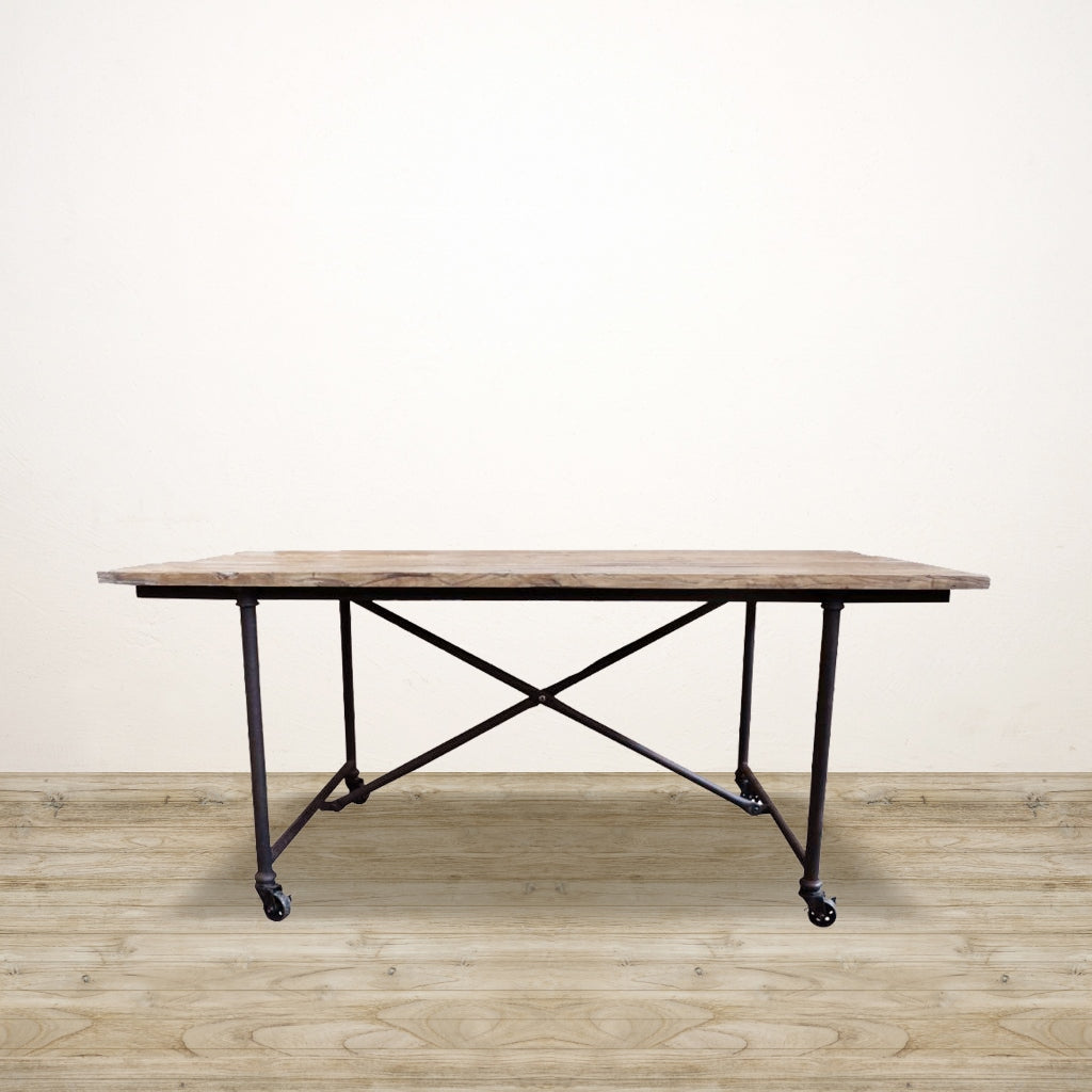 Industrial Farmhouse Dining Table | Leopold Hall